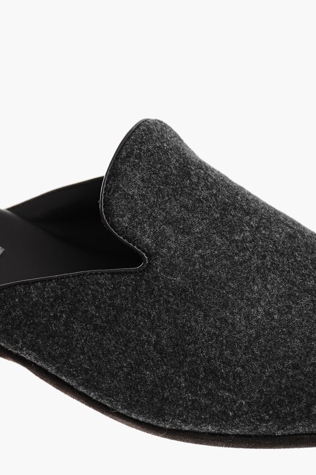 Corneliani Wool Mules With Suede Soles men - Glamood Outlet
