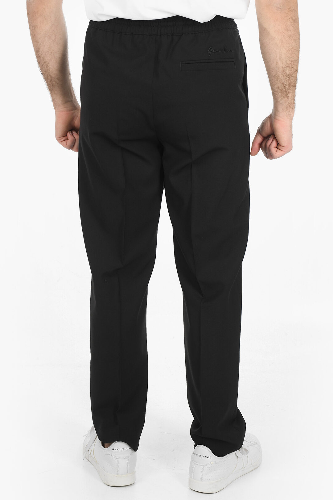 Versace Wool Pants With Drawstrings men - Glamood Outlet