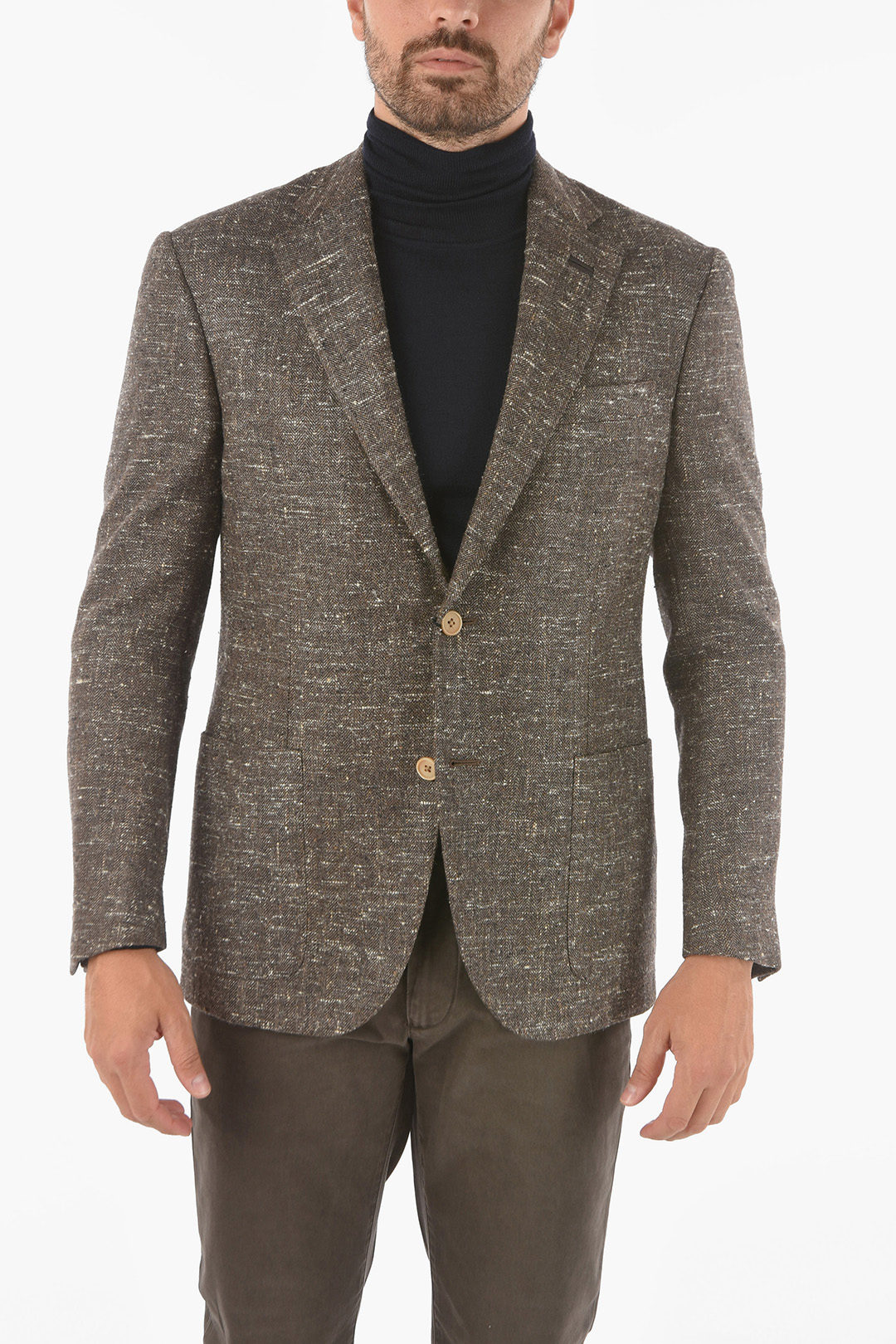 Corneliani Wool Silk and Cashmere LEADER SOFT Blazer men - Glamood Outlet