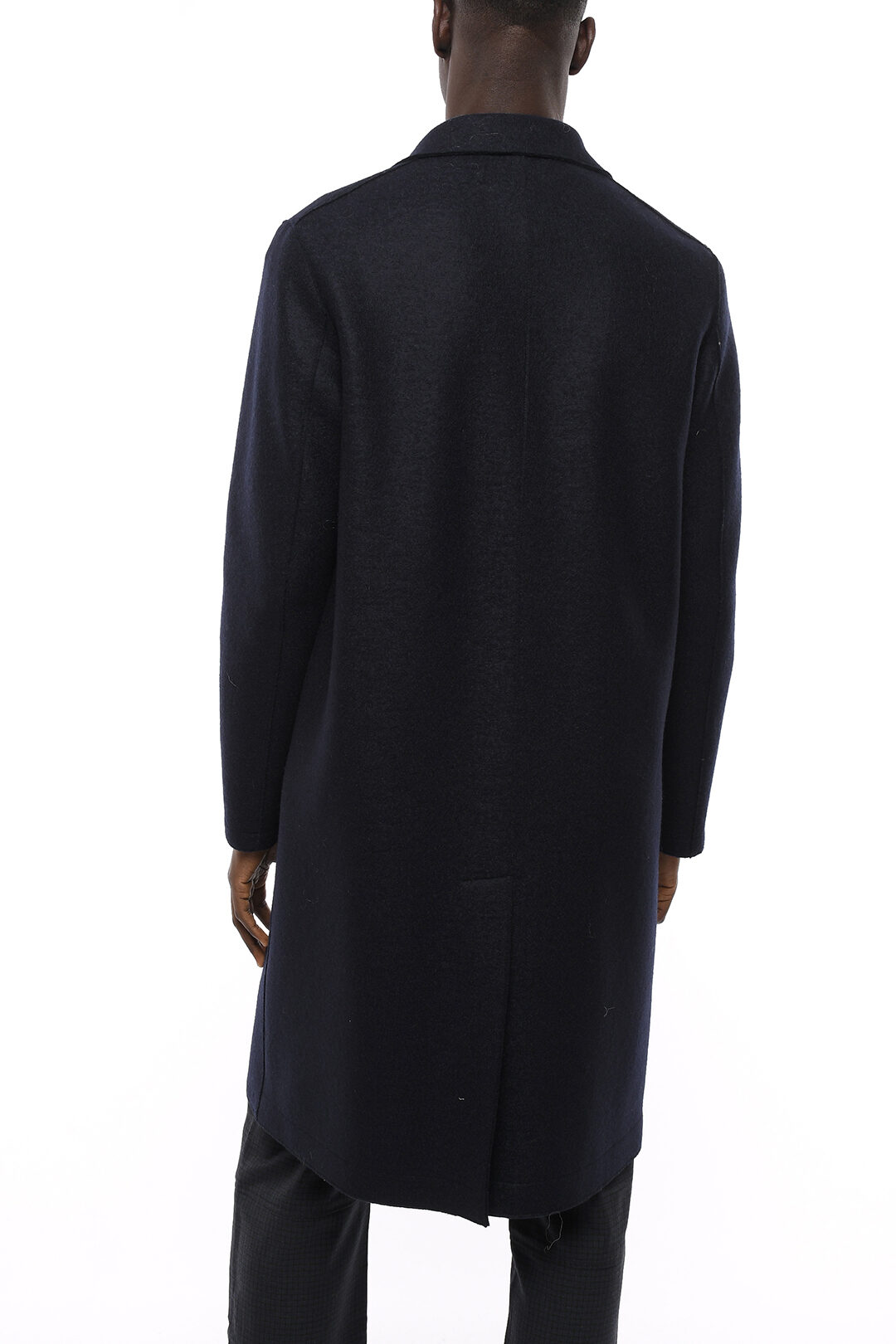 Harris Wharf Wool Unlined Coat with Flap Pockets men - Glamood Outlet