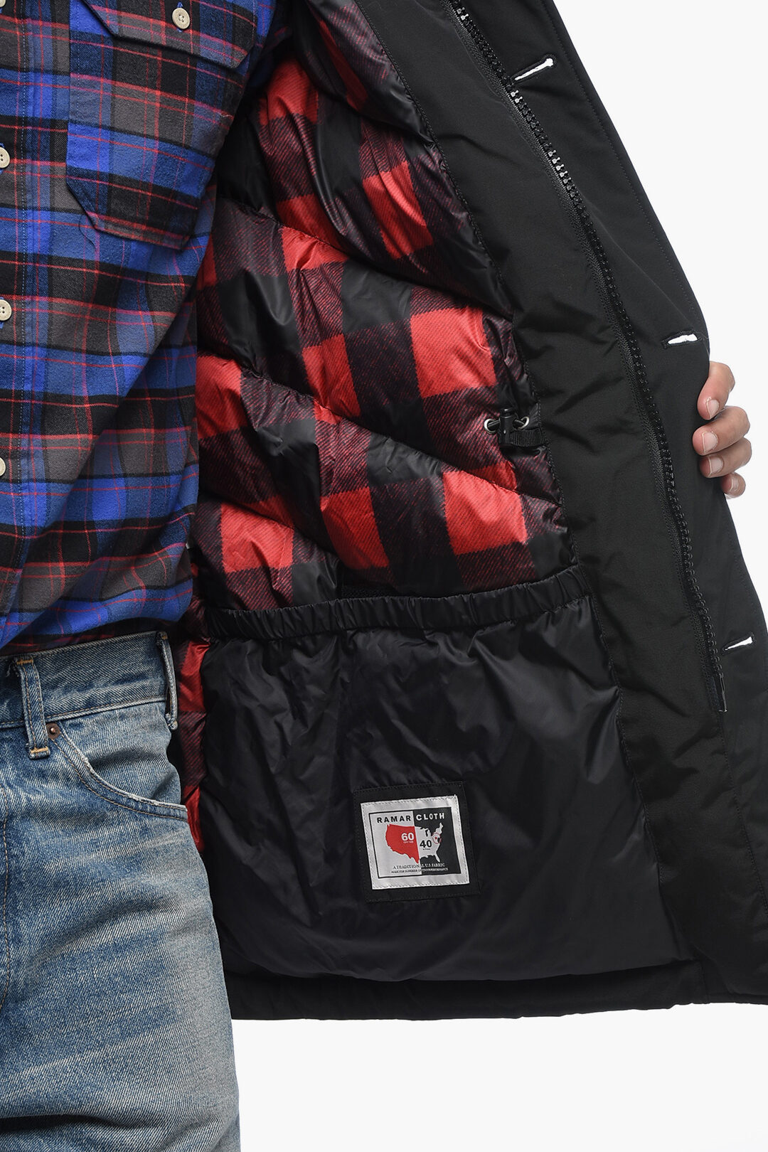 Woolrich WOOLRICH X MASTERMIND Cotton and Nylon Down Jacket with Hood ...