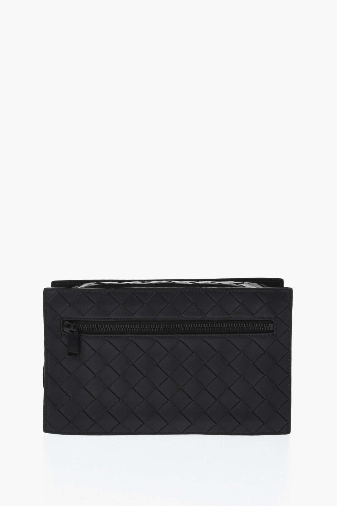 Bottega Veneta Woven Leather Business Case with Inner Coin-holder ...