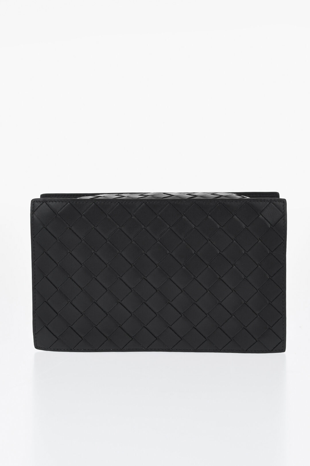 Bottega Veneta Woven Leather Business Case with Inner Coin-holder ...