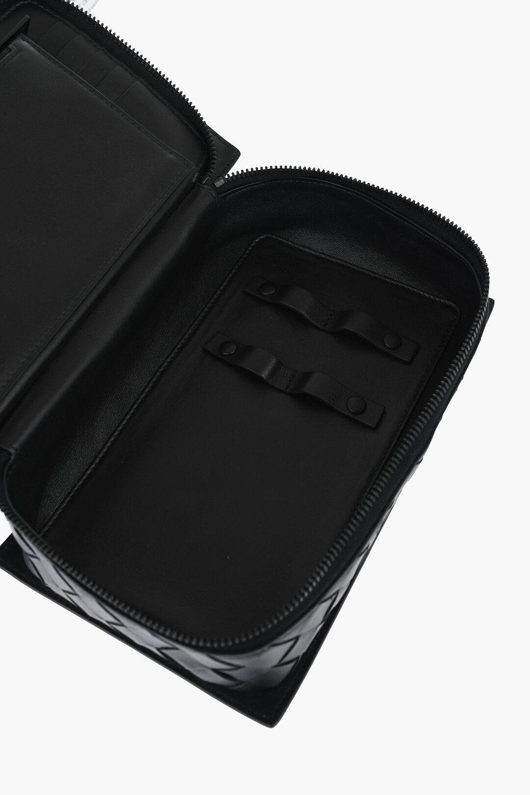 Bottega Veneta Woven Leather Business Case with Inner Coin-holder ...