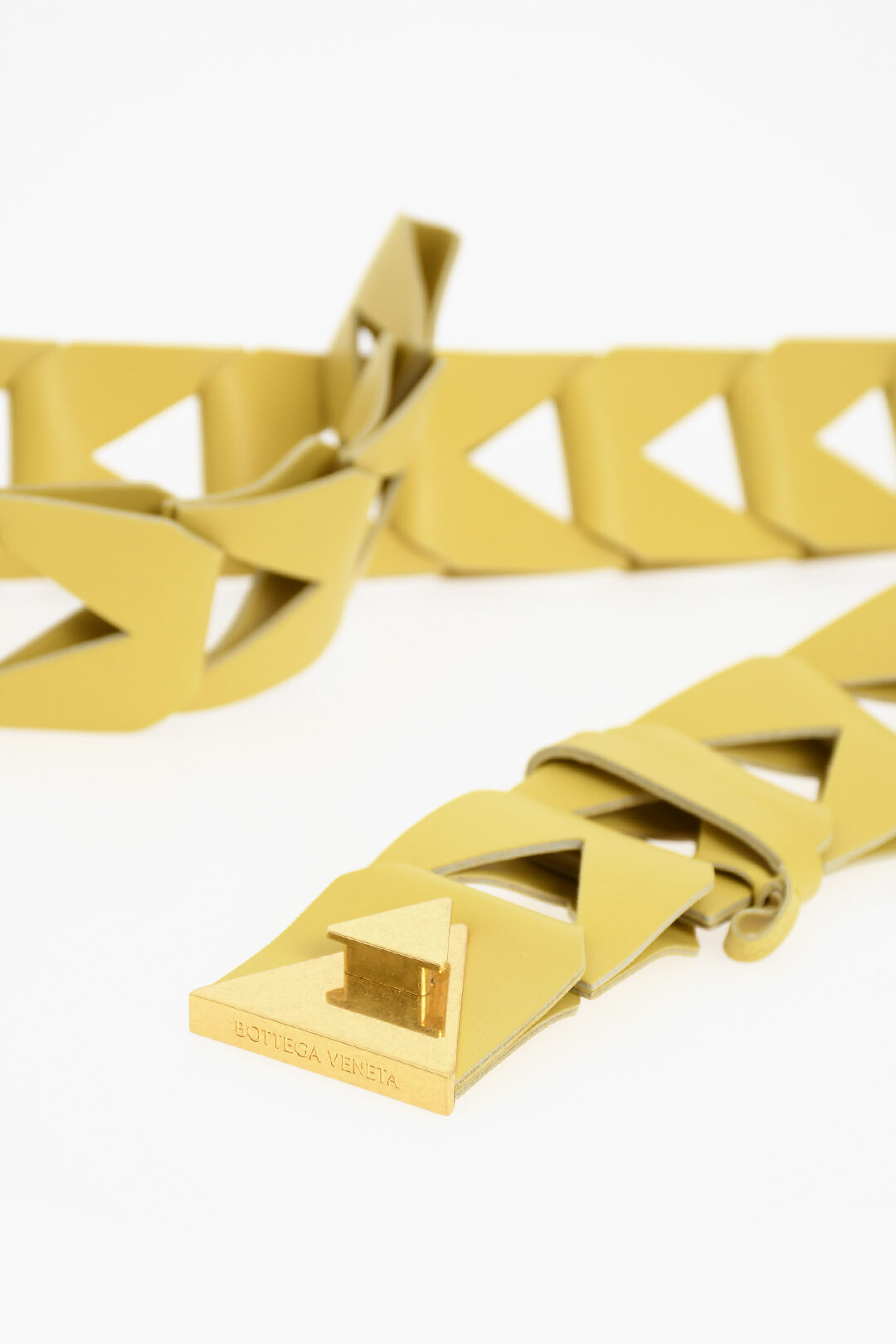 Bottega Veneta Woven Leather FRENCH Belt women - Glamood Outlet