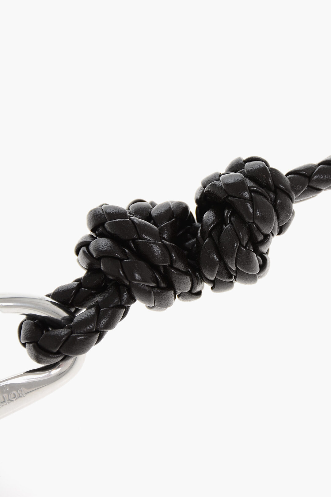 Bottega Veneta Woven Leather LOOP Keyring men - Glamood Outlet