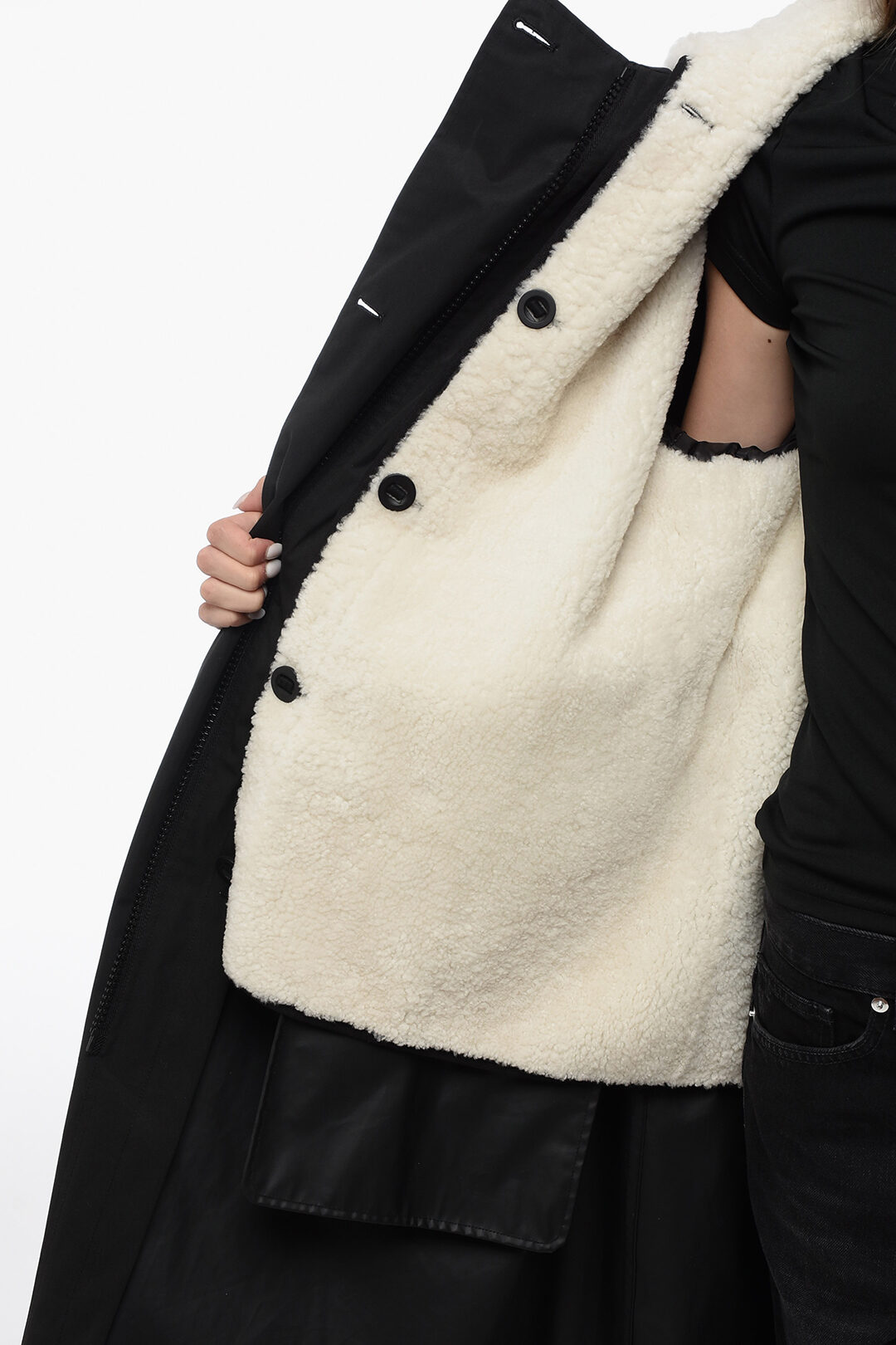 Yves Salomon YS ARMY Parka Jacket with Pile-Borg Lining women - Glamood ...