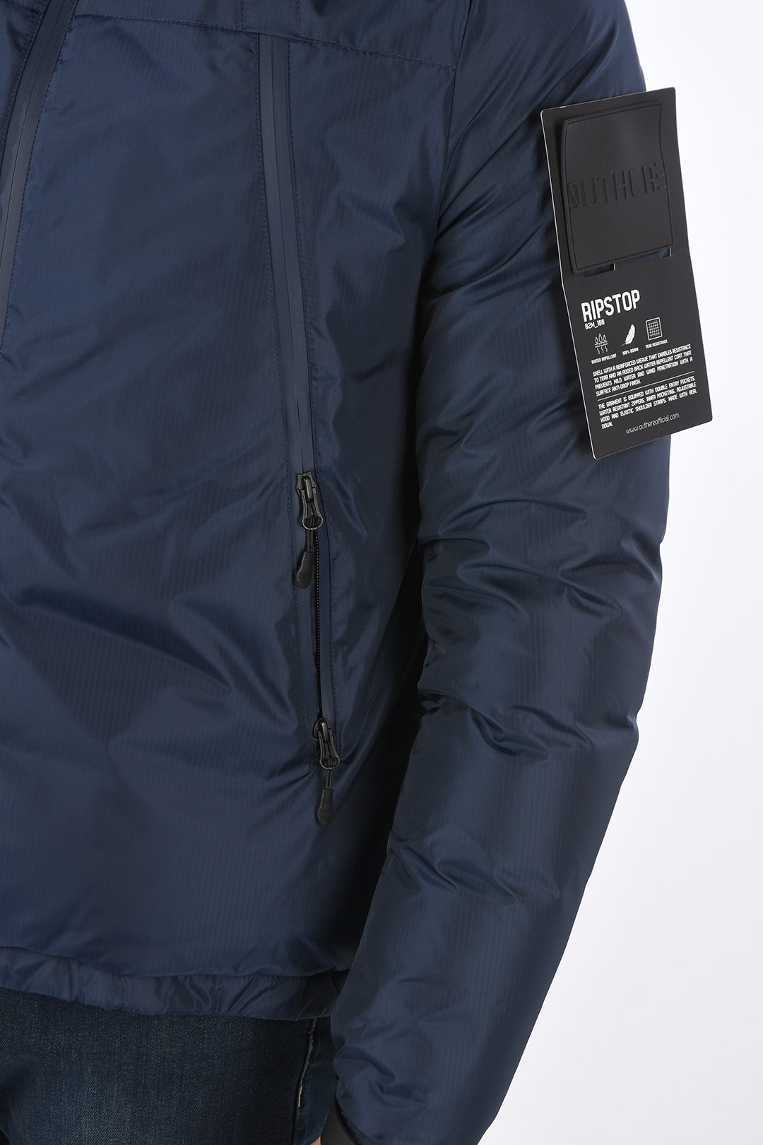 Outhere Zip closure Down Jacket with hood herren - Glamood Outlet